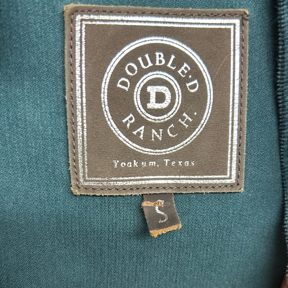 Double D Ranch | Jackets & Coats | Rare Vintage Green Blue Suede Double ...